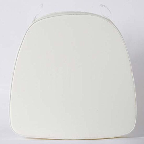 Tableclothsfactory 50PCS Ivory Chiavari Chair Cushion for Wood Resin Chiavari Chairs Party Event Decoration - 2" Thick