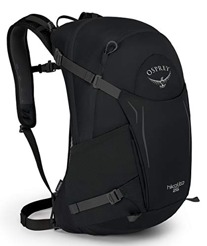 Osprey Hikelite 26L Unisex Hiking Backpack, Black