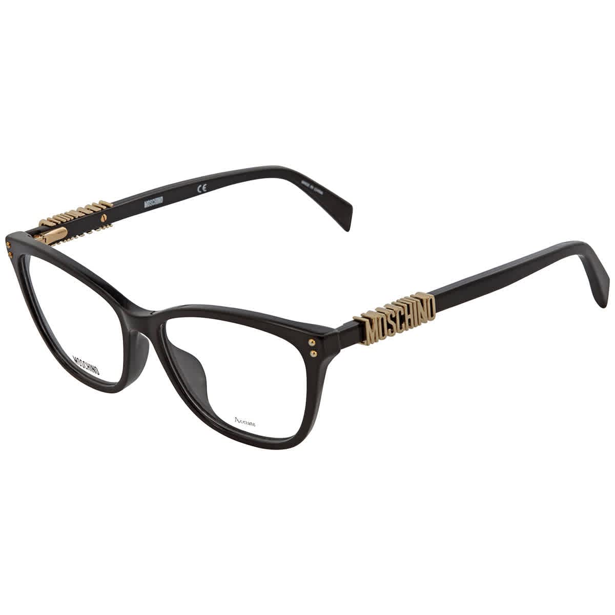 MOSCHINO Demo Rectangular Ladies Eyeglasses MOS 500 0807 52