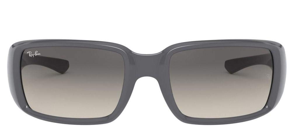 Ray-Ban Rb4338 Square Sunglasses, Military Green/Green Gradient Dark Green, 59 mm
