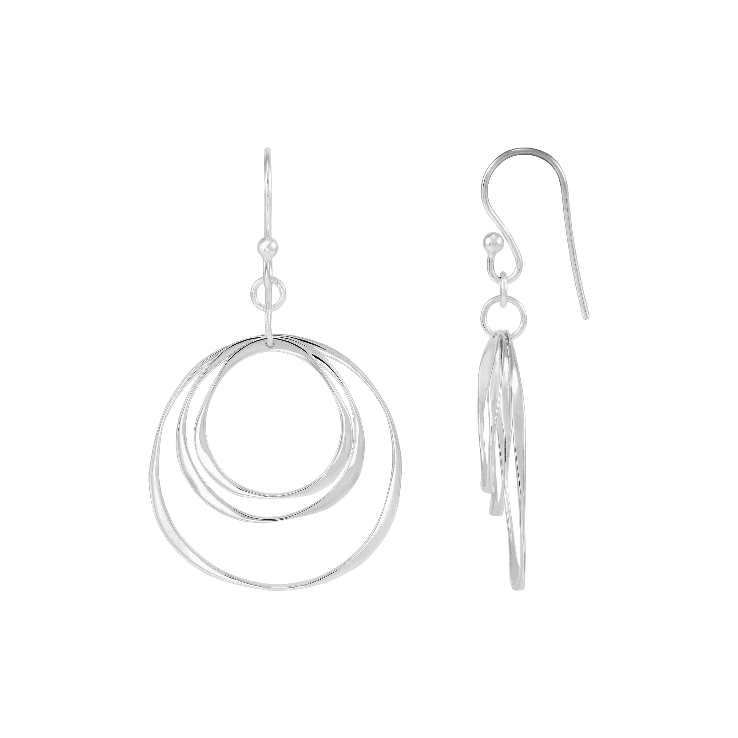 Silpada 'Orbital Circle' Drop Earrings in Sterling Silver