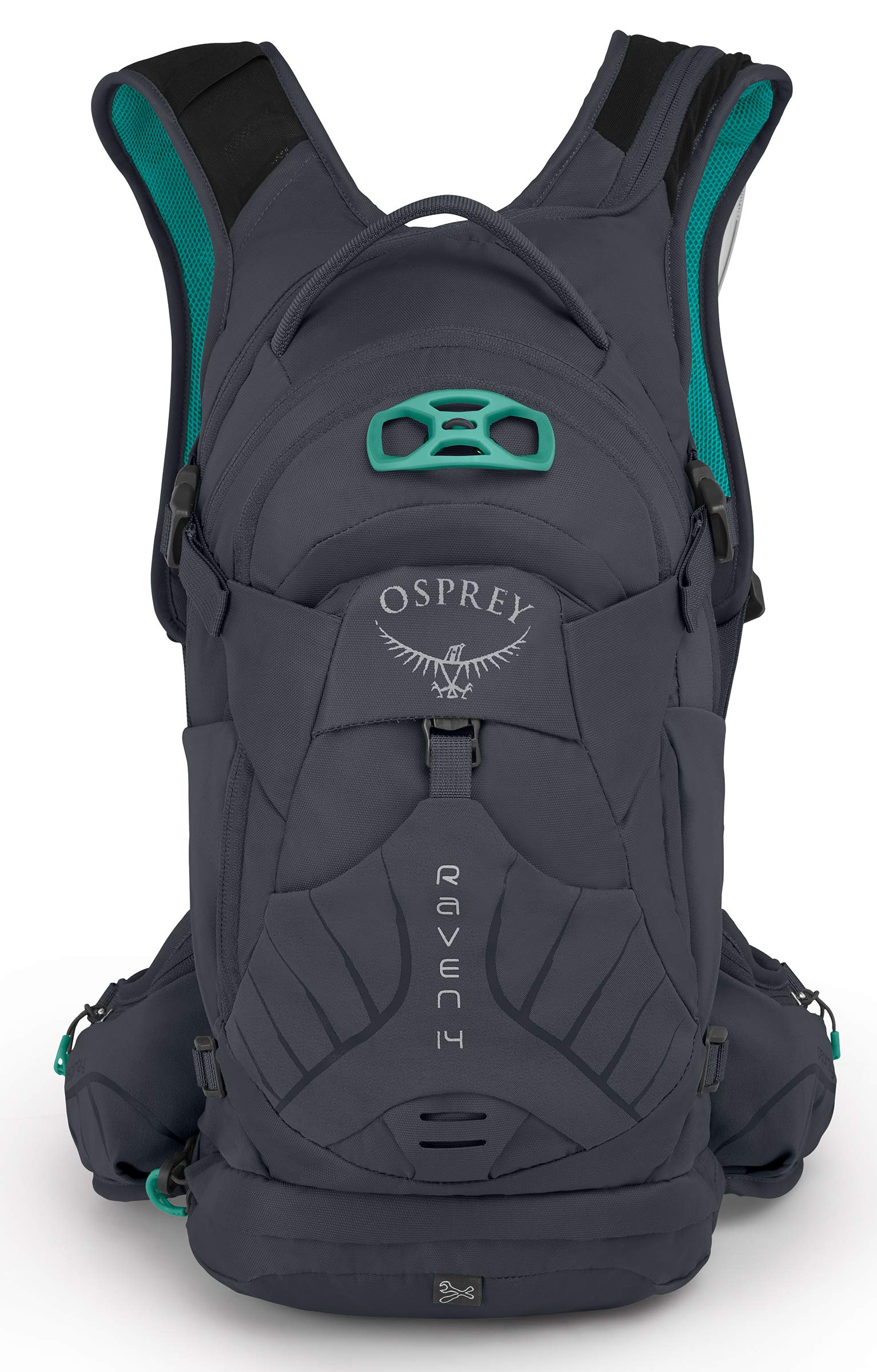 Osprey Raven 14 Women's Bike Hydration Backpack, Blue Emerald
