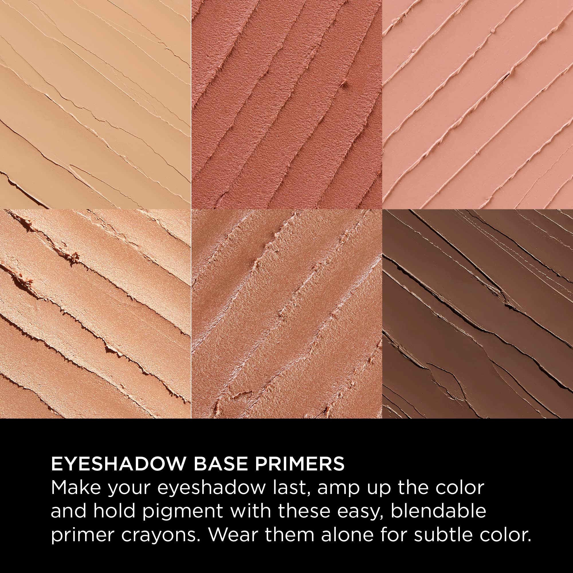 Sigma Beauty Eyeshadow Primer Base – Professional Grade Eye Primer Crayon w/Retractable Tip for Long-Lasting Makeup & All-Day Color Payoff, Prevents Creasing (Bubbly, Pinky Peach Champagne Shimmer)