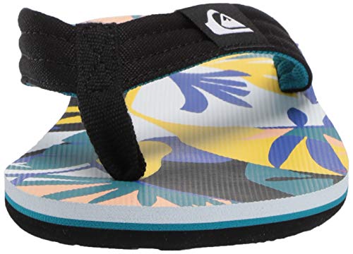 Quiksilver mens Molokai Layback Sandal, Multi-color Print, 13 US