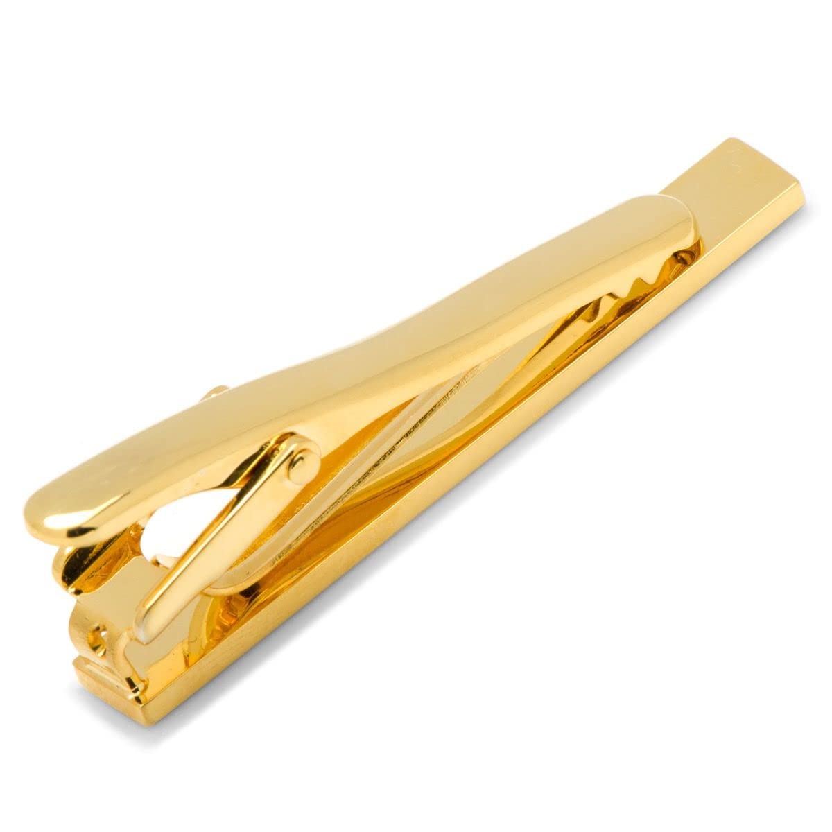 Ox and Bull Trading Co. Gold and Onyx Inlaid Tie Clip