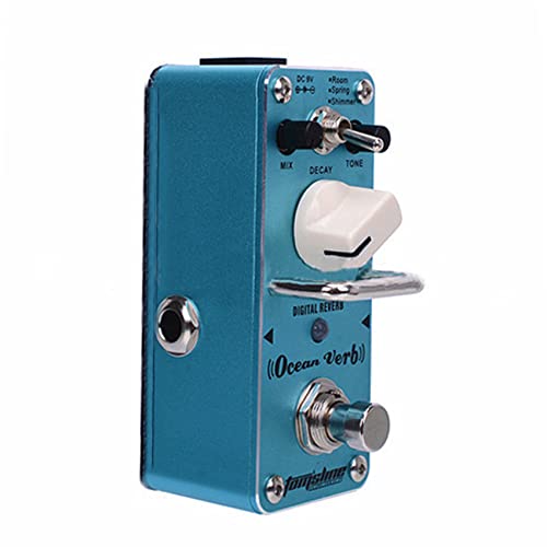 TienClef reverb pedal,Blue,Digital Reverb(AOV-3)