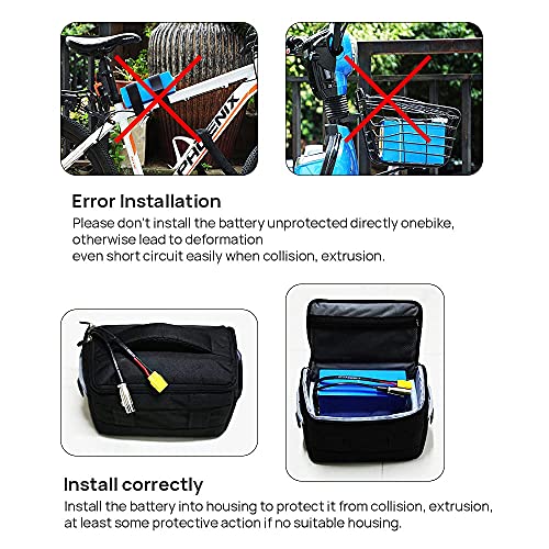 QWW 48V20AH 2000W Lithinum ion Battery for Electric Bicycle Scooter Tricycle Motorcycle,Electric Bicycle/Scooter/Tricycle/Motorcycle Battery with Charge