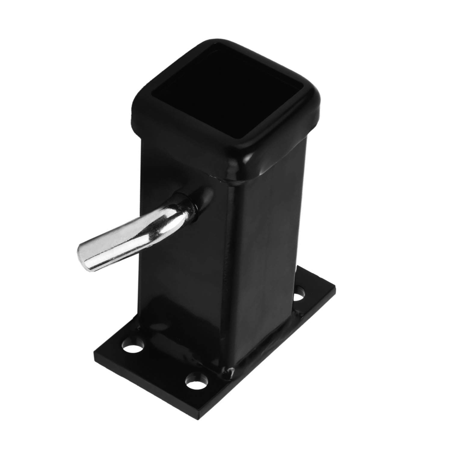 NovelBee 2" Trailer Tow Hook Receiver Tube with Cover Fit for Pore Distance 45x85mm Trailer Hitch