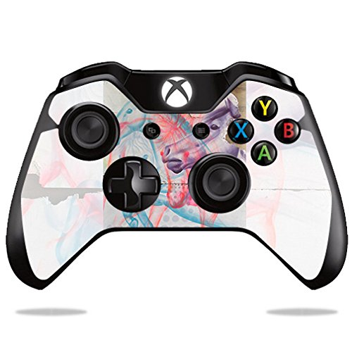 MightySkins Skin Compatible with Microsoft Xbox One or One S Controller - Damaged Horses | Protective, Durable, and Unique Vinyl wrap Cover | Easy to Apply, Remove | Made in The USA