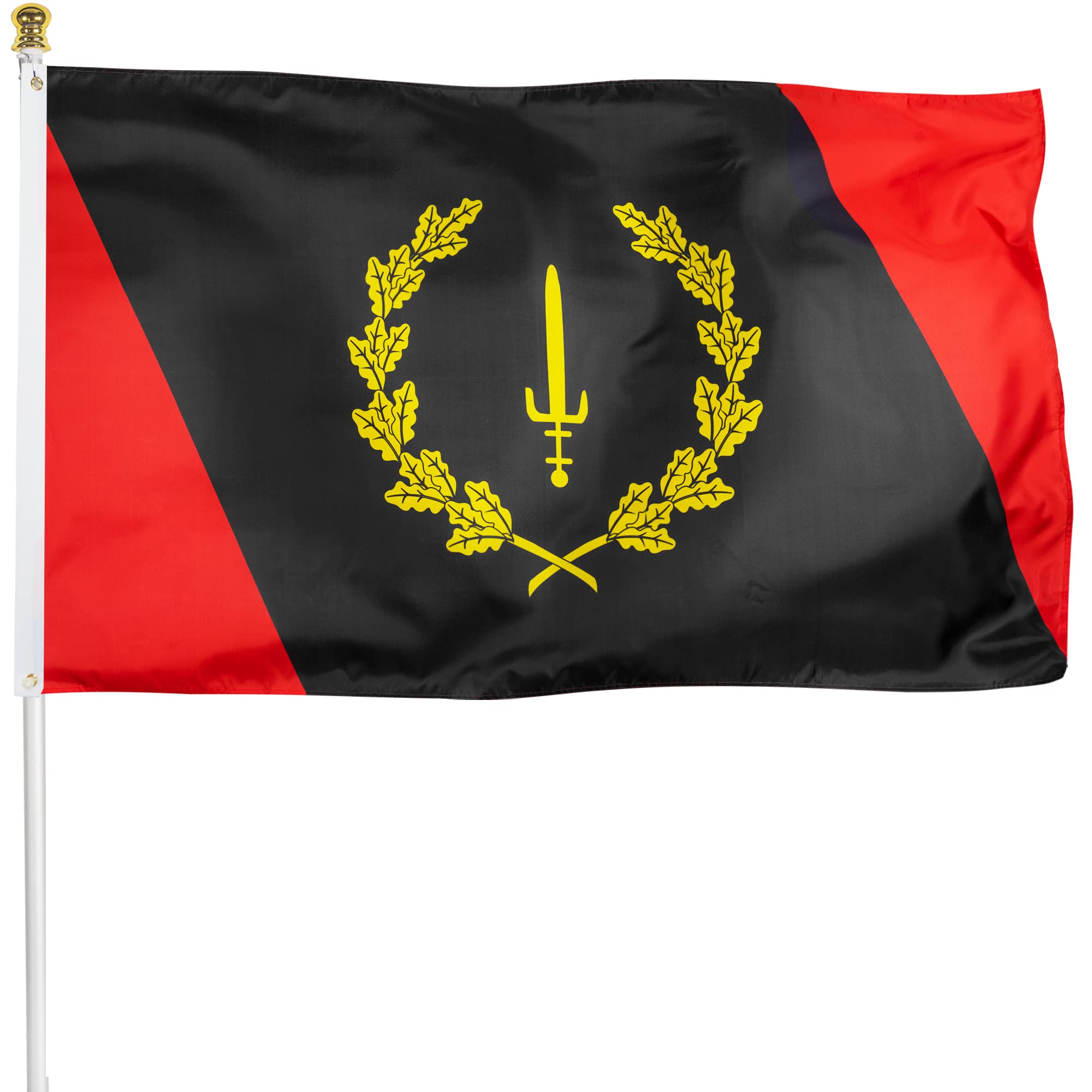XIFAN Premium Black American Heritage Flag 1967, 3x5 FT Heavyweight 100D Quality Polyester, Vibrant Print Double Stitched, Black Lives Matter Indoor Outdoor Decoration