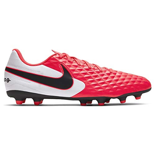 Nike Legend 8 Club Men's Firm Ground Soccer Cleats (Laser Crimson/Black-White, Numeric_8)