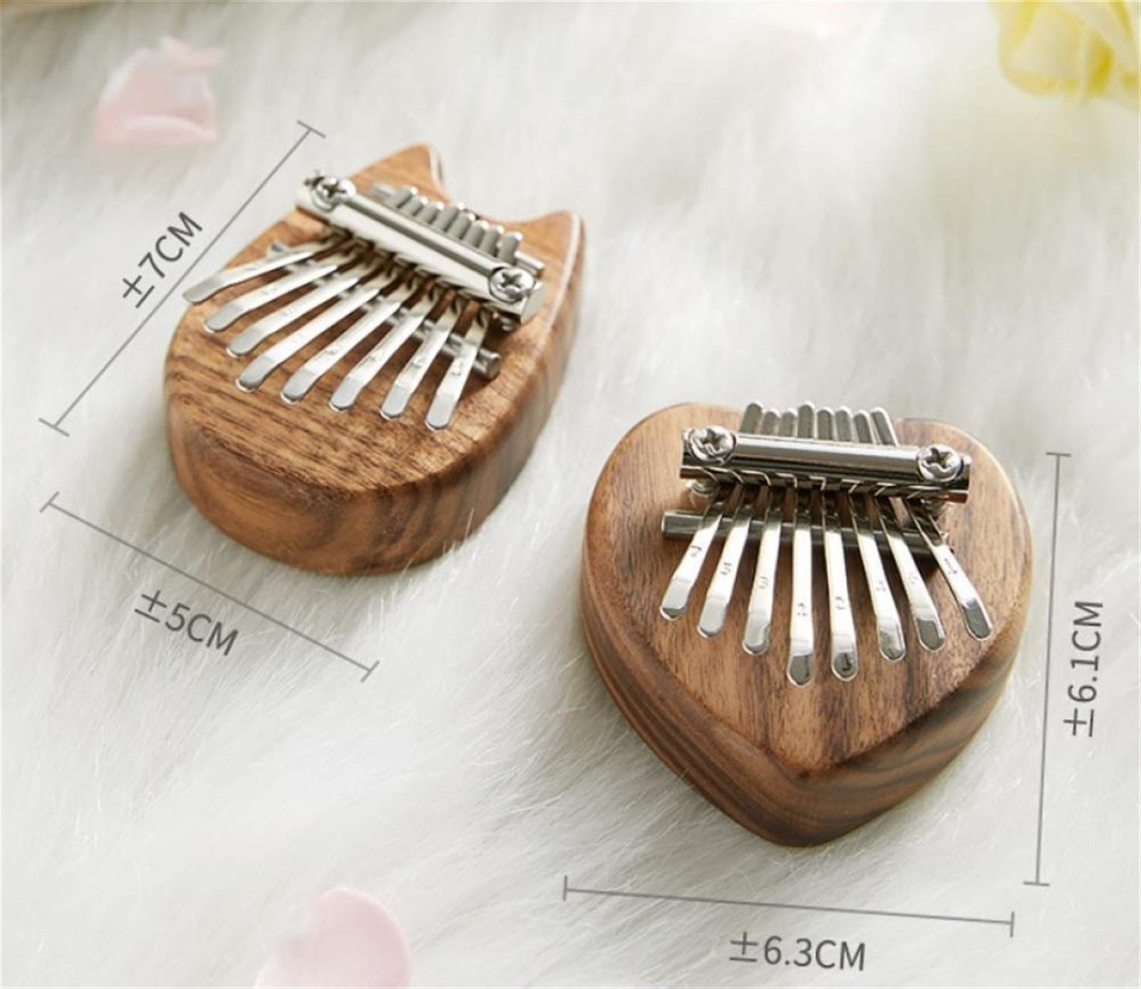 TIANMINJIEDM Thumb Piano 8-Tone Mini Kalimba 8-Tone Crystal Kalimba Finger Piano Kalymba Thumb Piano (Color : B)