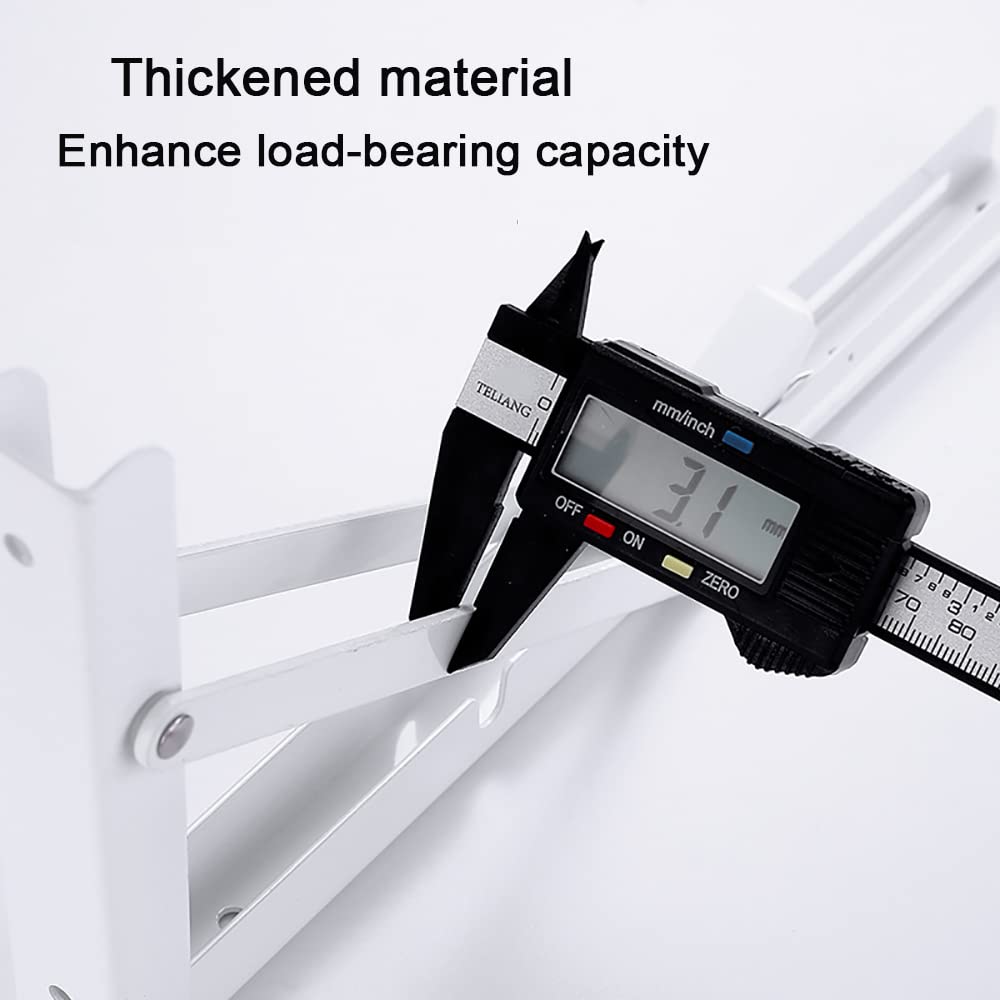 Shelf Brackets Heavy Duty Wall Mounted DIY Floating Shelf Bracket for Table Work Bench, Space Saving Max Load 300 lb, 12
