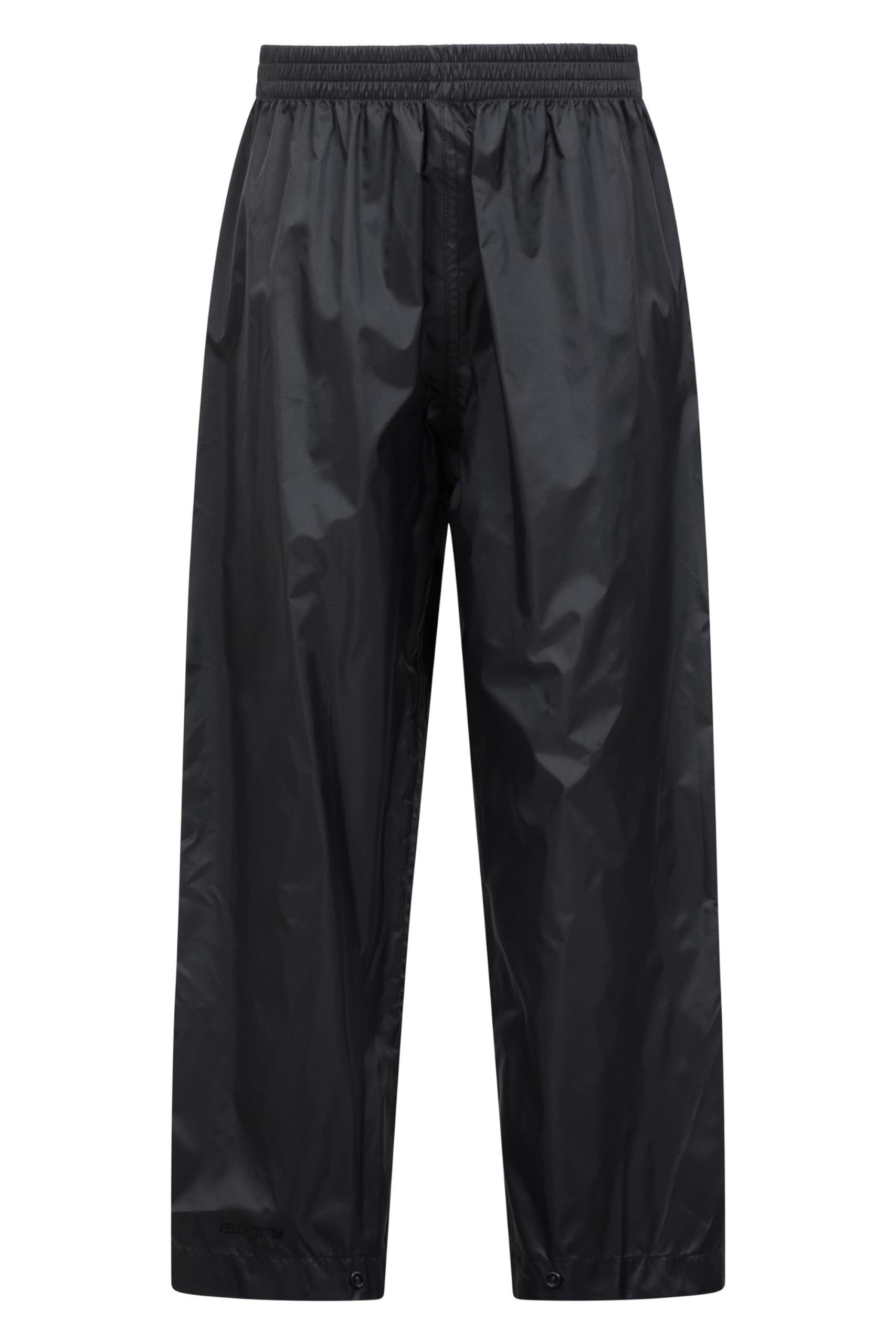 Mountain Warehouse Pakka Kids Waterproof Rain Pants -for Boys & Girls Black 9-10 years