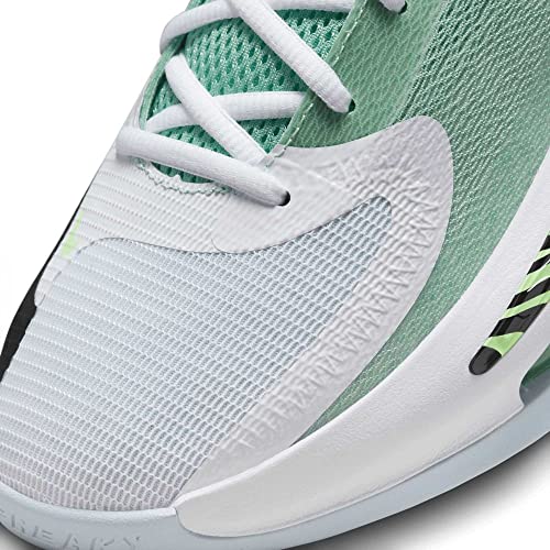 Nike Men's Zoom Freak 4 Basketball Shoes, White/Black Barely Volt, 10