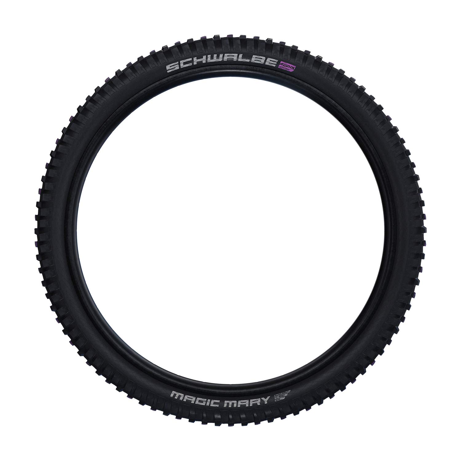 Schwalbe - Magic Mary Downhill and Enduro Tubeless Folding Bike Tire | 27.5 x 2.4 | Evolution Line, Super Gravity, Addix Ultra Soft | Black