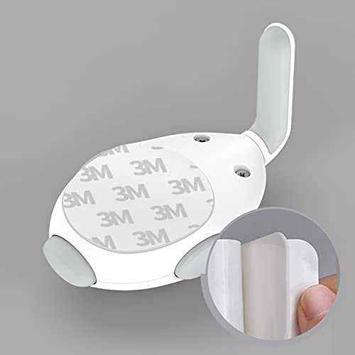QT BABY Child Safety Locks for Cabinets and Drawers (2 Pack) | 3m Adhesive Baby Proofing Plastic Drawer Locks with Extra Security Locking Buttons | Child Proof Anti Pinch Drawer Latches, White