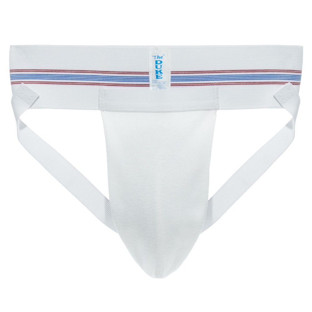 Outdoor Bunker Duke Athletic Supporter - White - With 2N1 Cup included, Large (38-44)