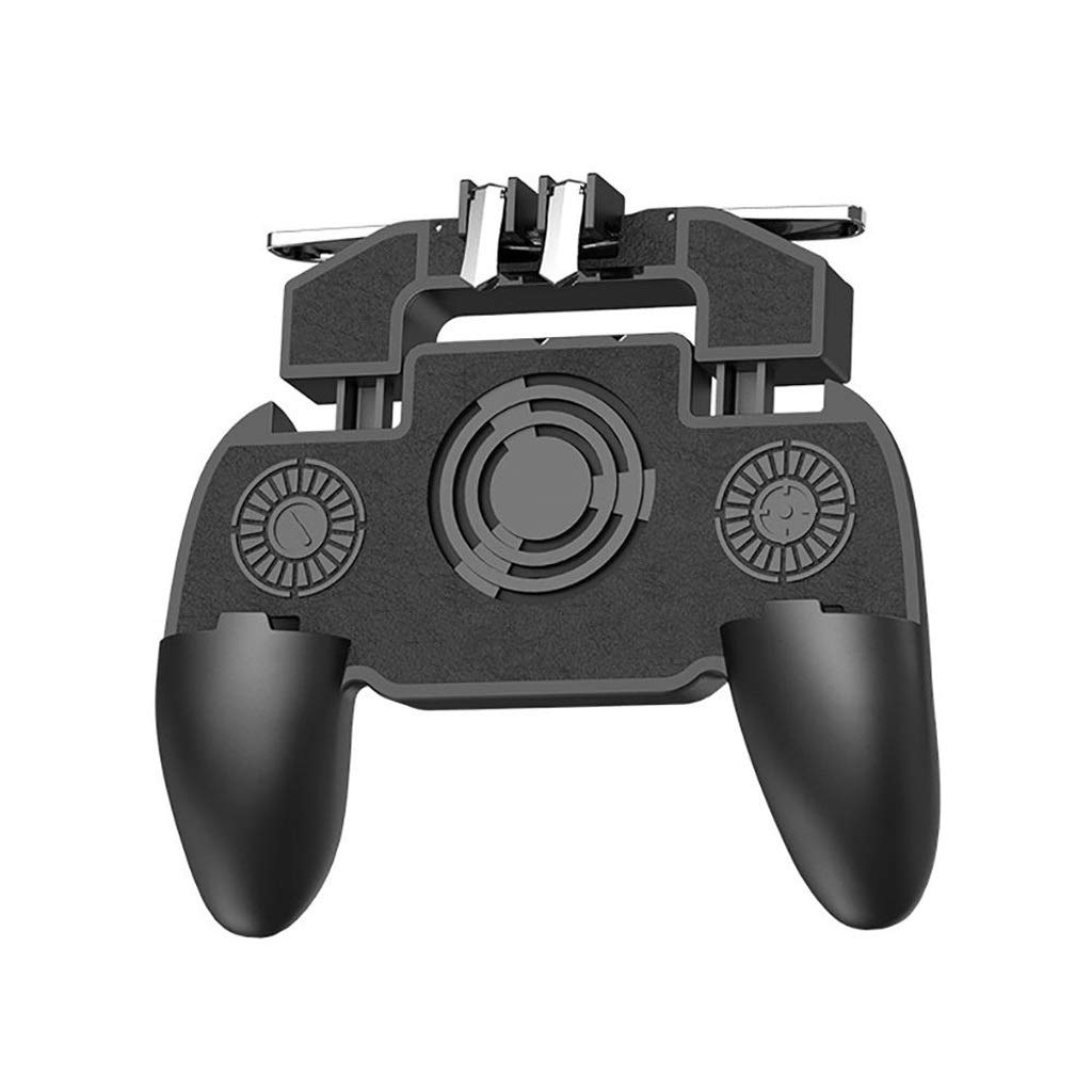TJLSS Gaming Grip Portable Durable Upgraded 4 in 1 Game Mobile Controller with Cooling Fan Game Joystick for 4-6.5 Inch Phone
