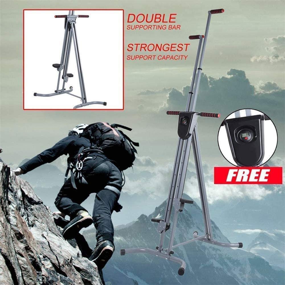 Vertical Climber Cardio Exercise-Folding Exercise Climbing Machine,Total Body Workout Climber Machine for Home Gym, Exercise Bike for Home Body Trainer