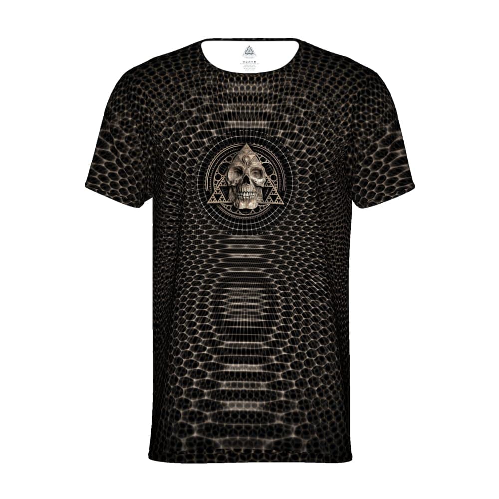 Sykadelic Dreams Trippy T-Shirt | Psychedelic Shirt for Men | 3D Shirts | Blacklight Reactive Rave T-Shirt | Graphic Tees