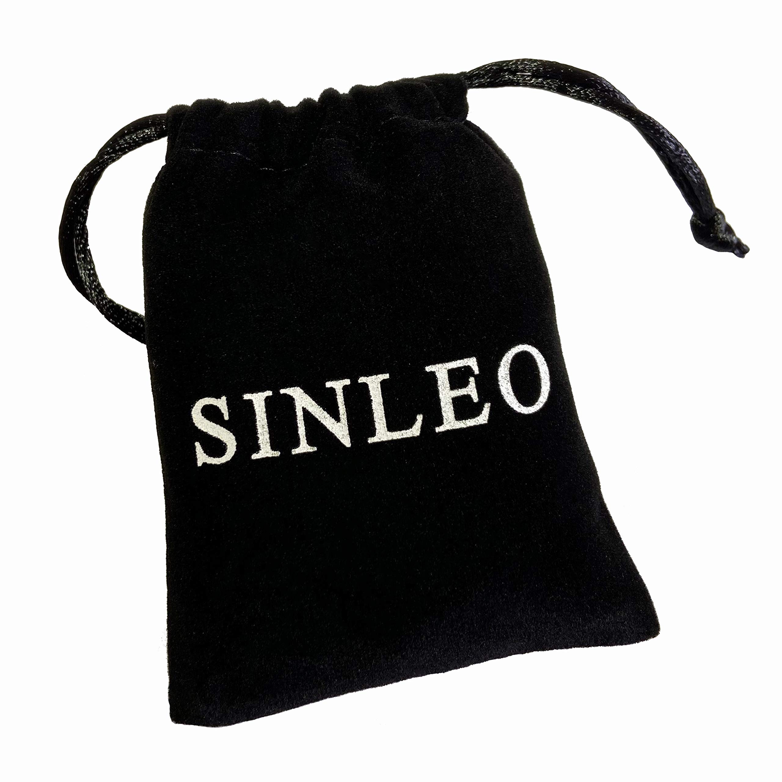 SINLEO Stainless Steel CZ Zirconia Roman Numeral Ring for Women 3 in 1 Trinity Wedding Band Spinner Rings Gold Size 8.75