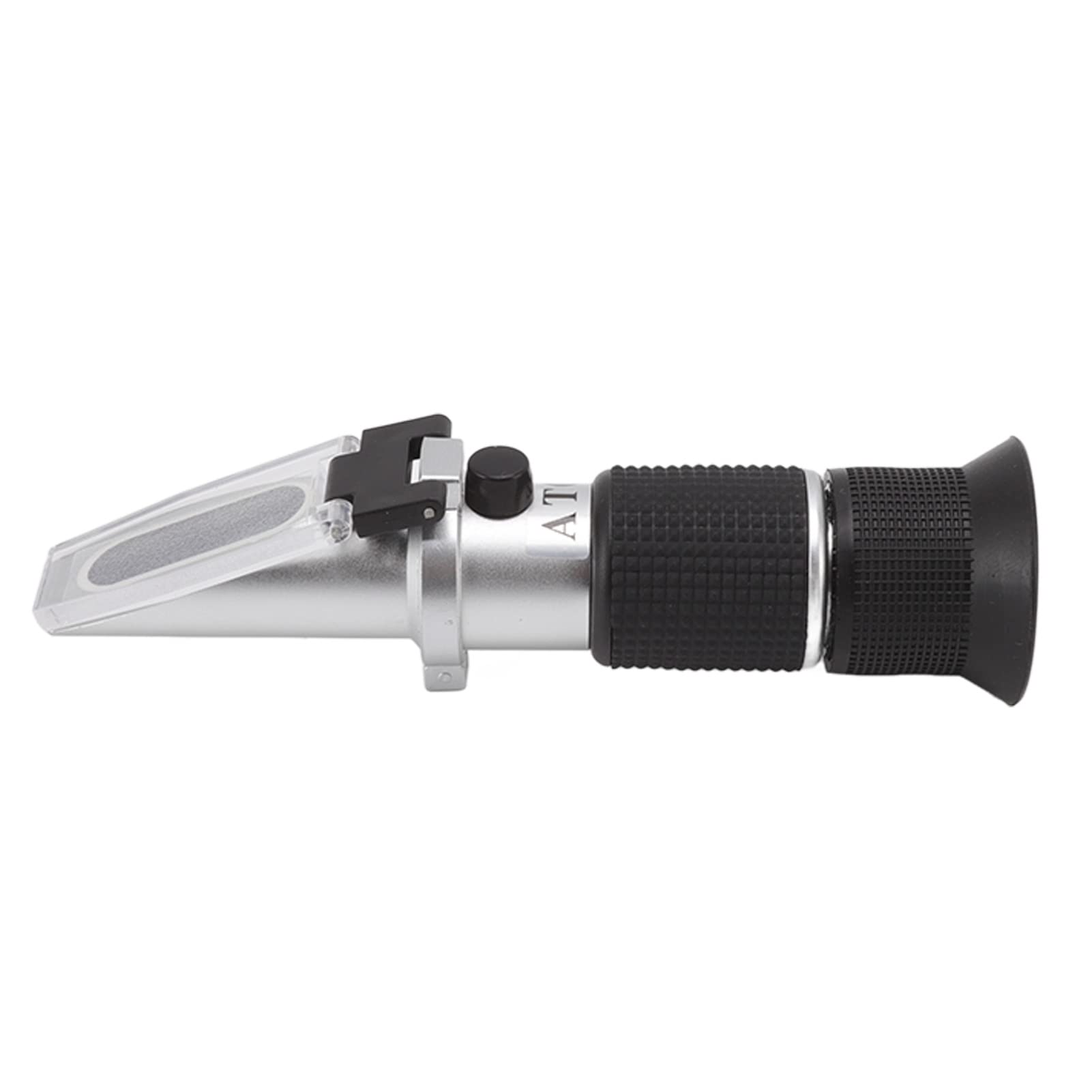 Uxsiya Brix Refractometer, Cover Plate Plastic Aluminum High Accuracy Refractometer Meter for Chemistry