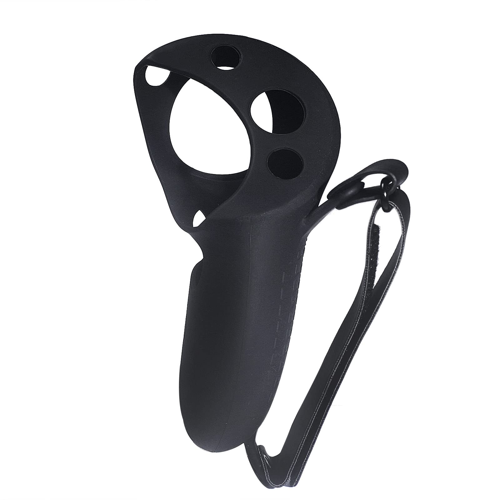 YipuVR Case Cover for Meta Oculus Quest Pro Controller Grips, Silicone Grip Cover Compatible with Meta Quest Pro Controller Grips with Knuckle Straps Skin-Only Cover (Black)