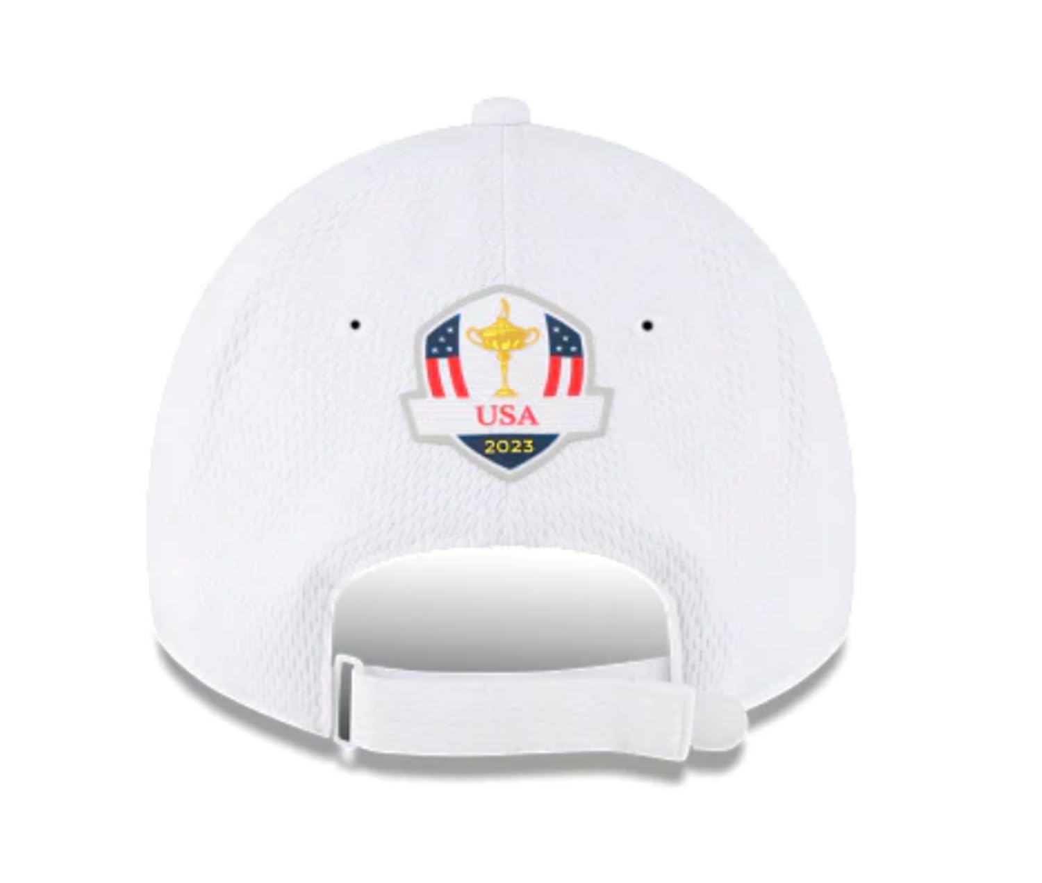 New Era New Men's White 2023 Ryder Cup Practice Rounds 9TWENTY Adjustable Golf Hat