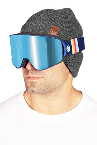 Tipsy Elves Blue Sante Fe Shredder Ski Goggles One Size