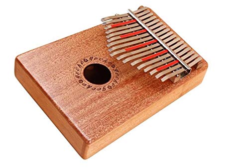 SLFDXDP Thumb Piano Thumb Finger Piano Kalimba 17-Note Finger Piano Beginners and Advanced Beginners Entry Portable Musical Instrument Kalimba Portable (Color : B)