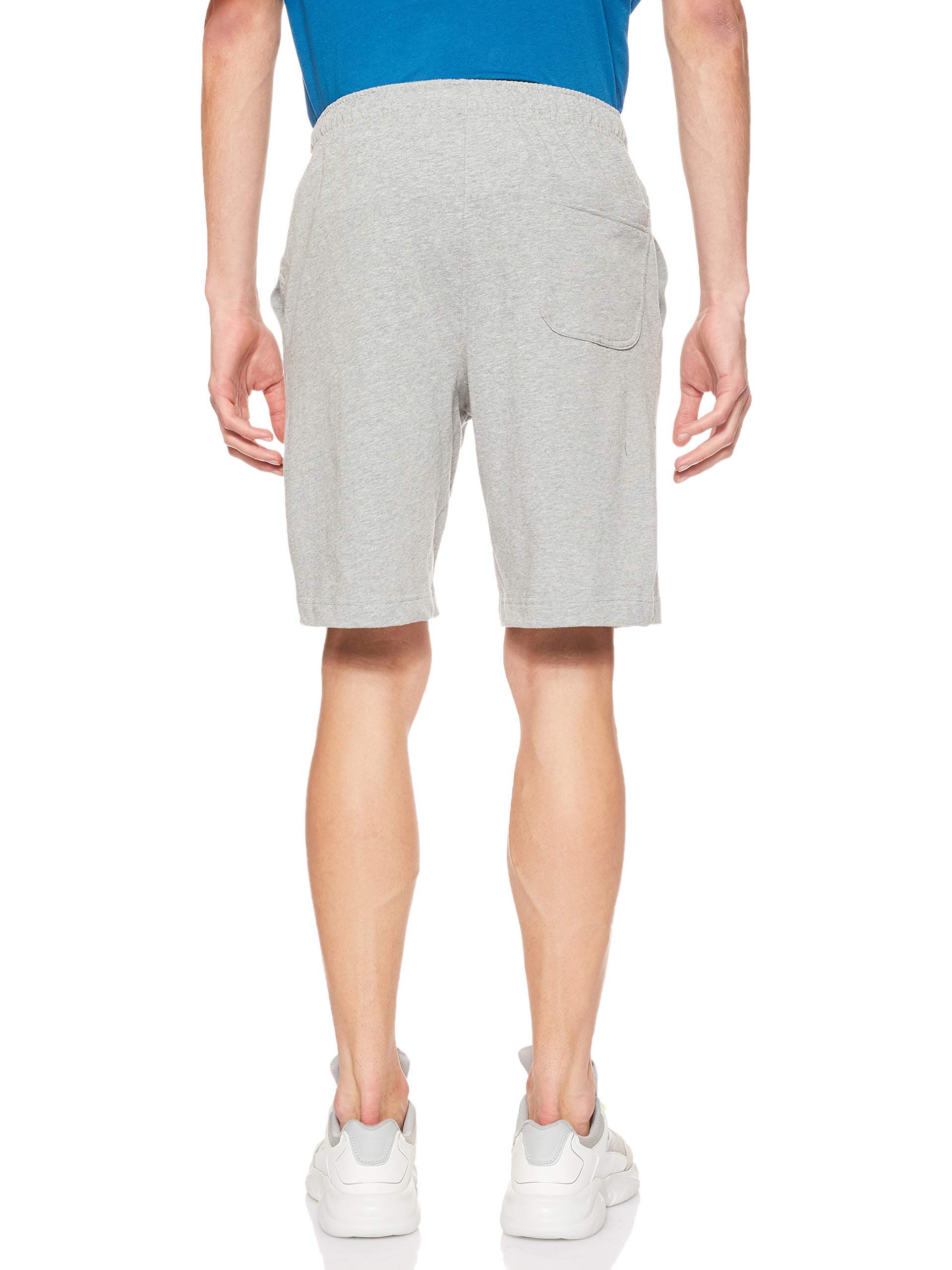 Nike Men's Sportswear Club Short Jersey, Dark Grey Heather/White, Medium