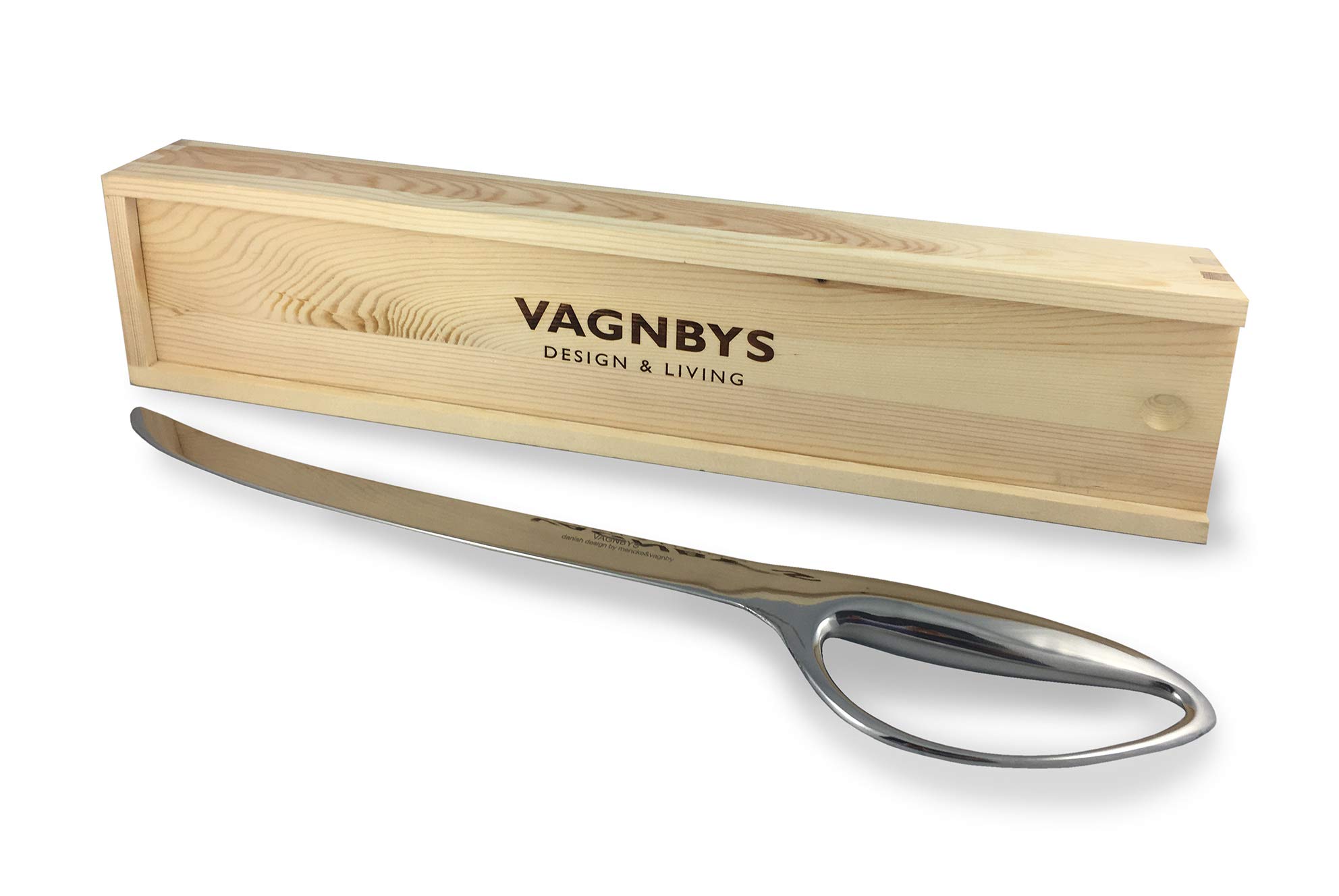VAGNBYS - Champagne Saber - Sabrage Safety Sword - Steel Sommelier Sabre Bottle Opener - Includes Case Perfect for Gifts