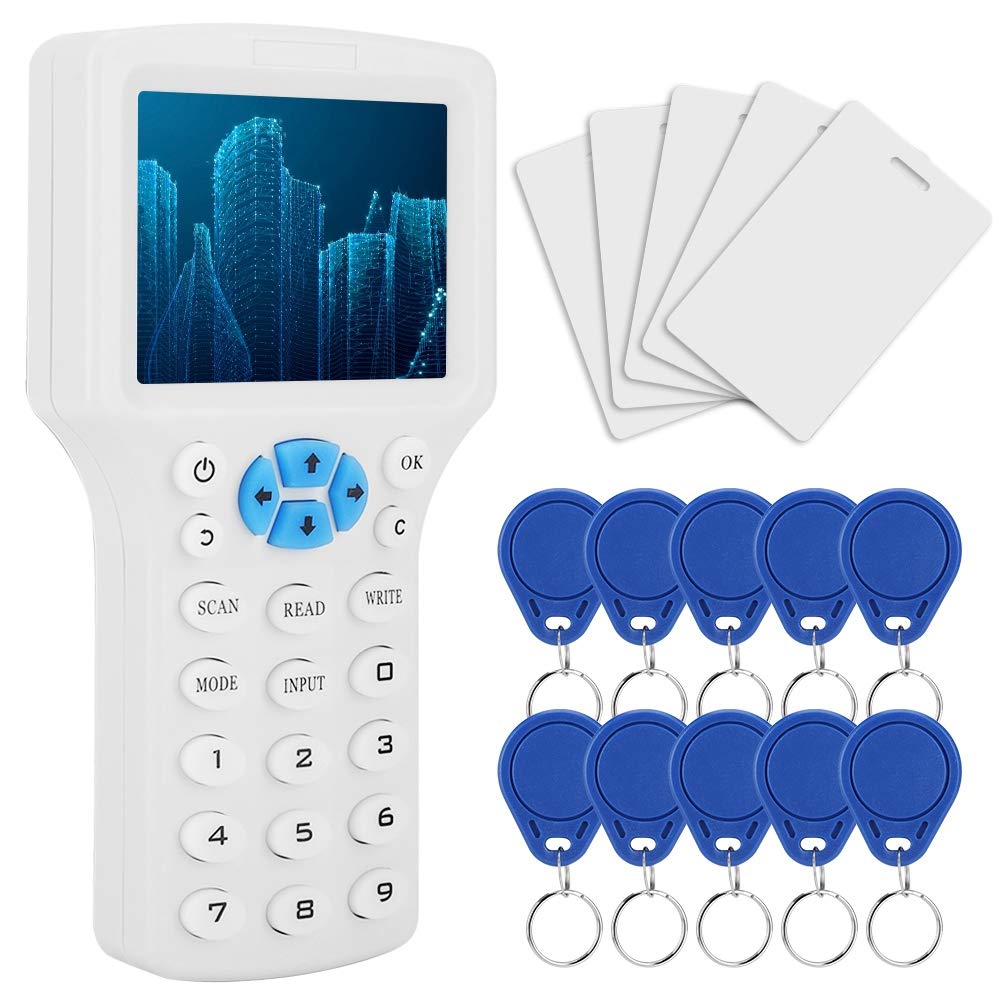 Multi Frequency Identification RFID ID Card, RFID ID Card Writer, Access Control Copy Machine Reader Kit for Crack Most Card Encryption