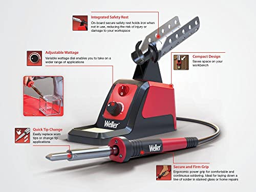 Weller 20 to 80 Variable Wattage Power Grip Soldering Iron Station - WLSK8012A