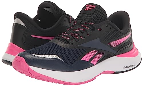 Reebok Women's Endless Road 3.0 Running Shoe, Vector Navy/Black/Proud Pink, 7