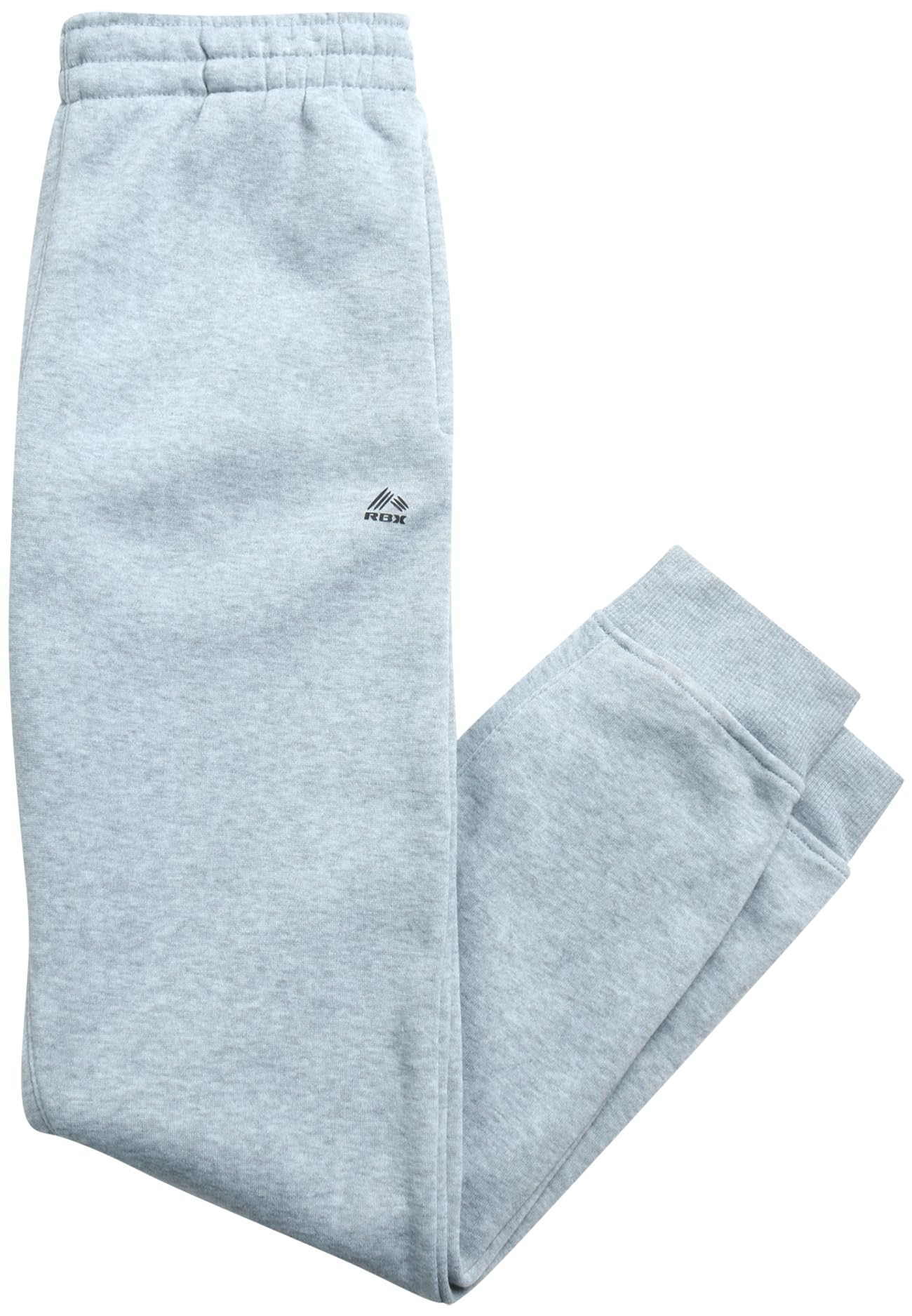 RBX Boys' Active Jogger Set - 2 Piece Hooded Short Sleeve T-Shirt and Fleece Joggers (Size: 8-12), Size 10, Red/Black