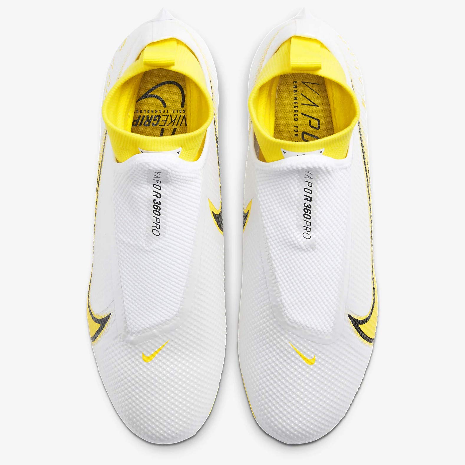 Nike Men's Vapor Edge Pro 360 Football Boots, White Optic Yellow, 10