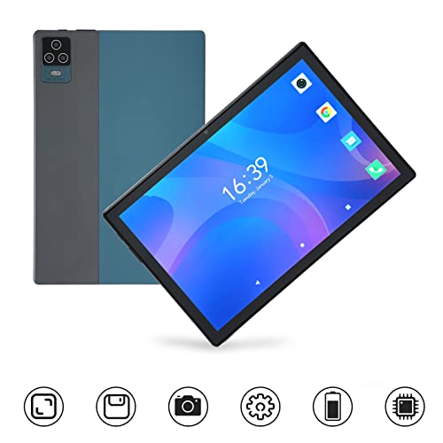 Tablet 10 Inch for Android 12.0, 6GB RAM 128GB ROM, 512GB Expand, Octa Core 4G LTE Tablets, 8MP+16MP, FHD 1920x1200, BT5.0, 7000mAh Fast Charge, 2.4G/5G WiFi (Blue)