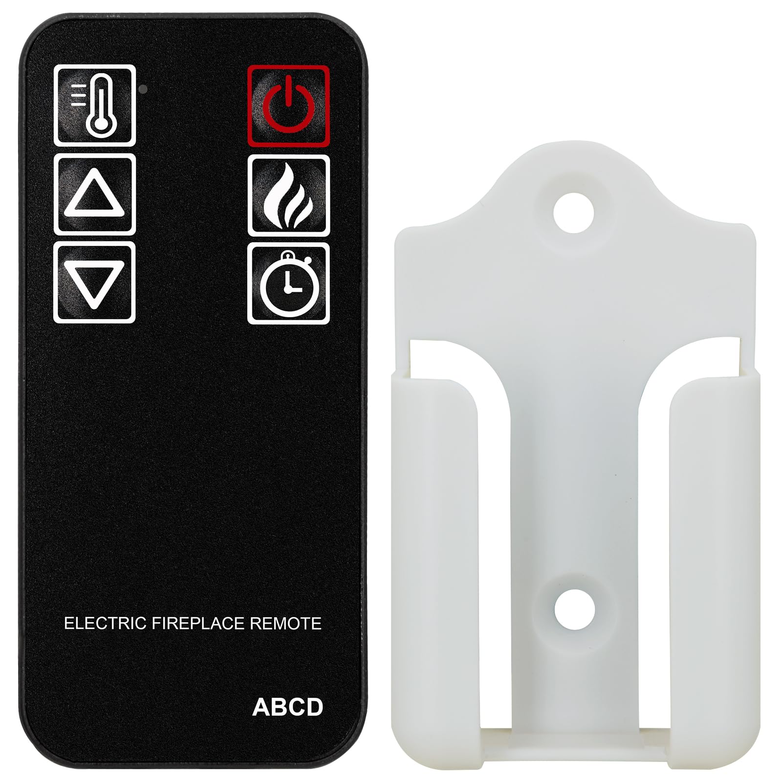 Replacement Remote Control for HOMCOM 3D Electric Firebox Indoor Fireplace Heater