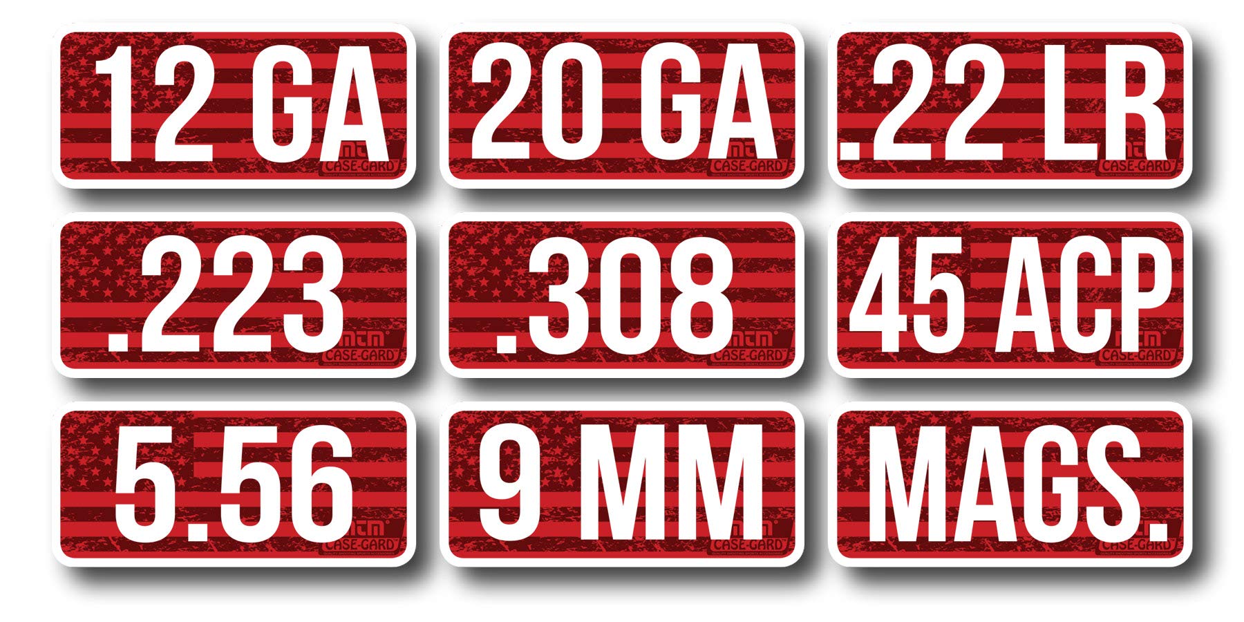 MTM Ammo Caliber Labels-45 ACP (8-Pack)
