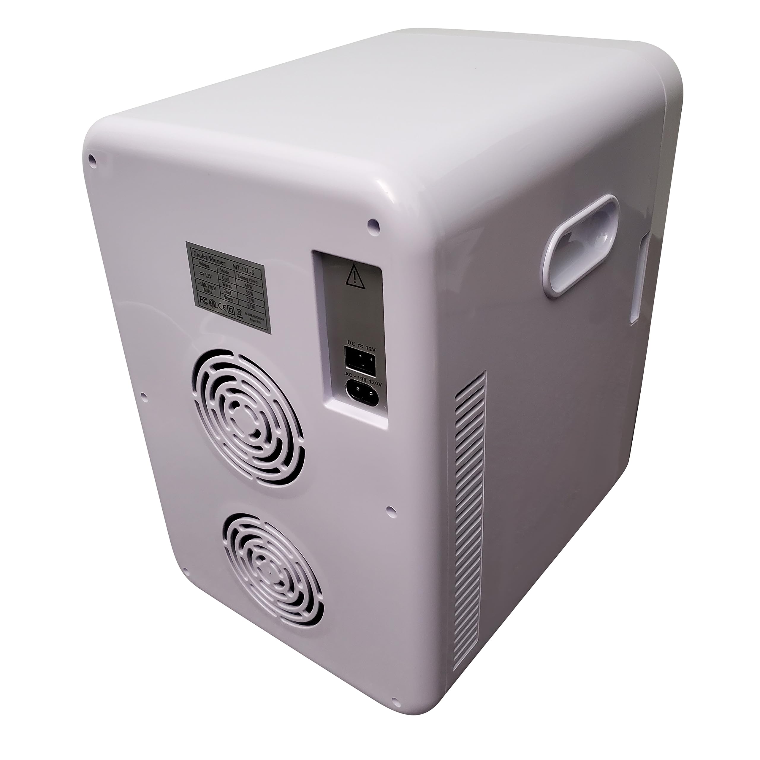 Microyn Mini Fridge, Portable Refrigerator, Cooler, Warmer with Glass Front and Digital Temperature Control, 110V AC and 12V DC Car Plugs (20L)