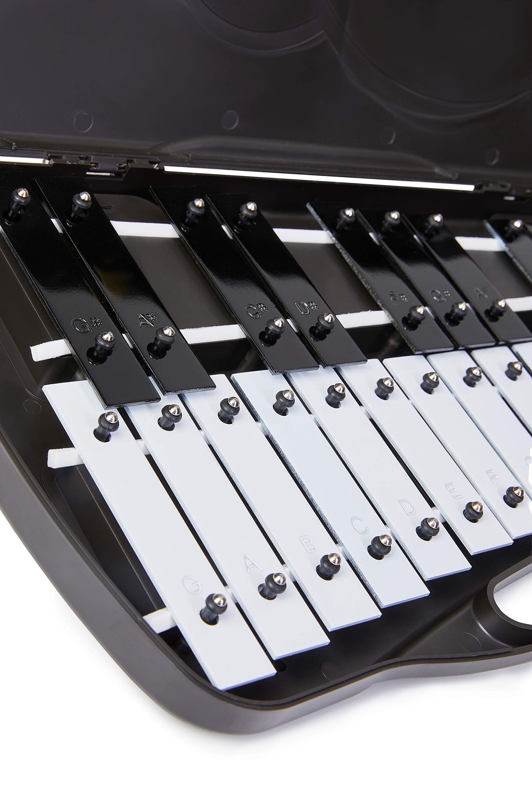 RAONZENA Professional Xylophone 25note, Glockenspiel,Xylophone for kids,Xylophone for gift,Glockenspiel that learns the basics of music (25note silver)