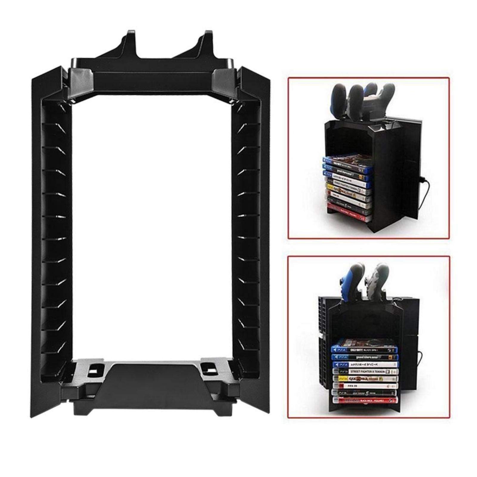 Okuyonic Storage Holder, Durable Easy Installation Console Stand for Console