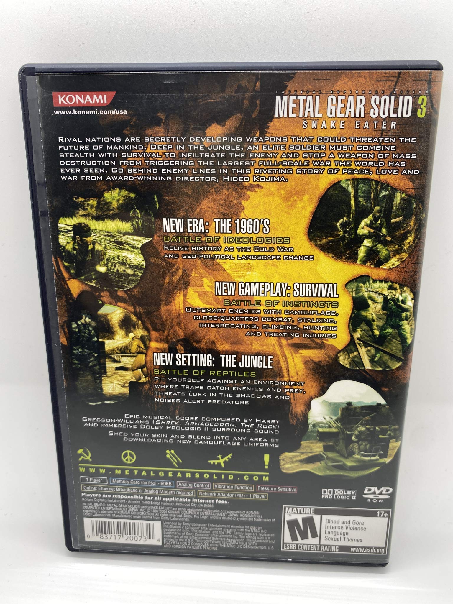 Metal Gear Solid 3 Snake Eater - PlayStation 2