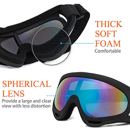 OMG_Shop Ski Goggles Snowboard Goggles Anti Fog Ski Goggles Protection for Women & Man