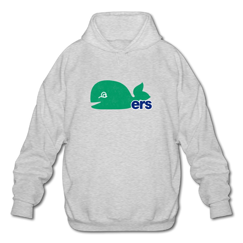 Mens Hartford Whalers Old Time Distressed Logo Fashion Pullover Hoodie
