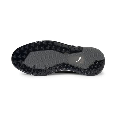 Puma Golf Men's Proadapt Alphacat Disc Golf Shoe, Puma Black/Puma Silver/Quiet Shade, 11