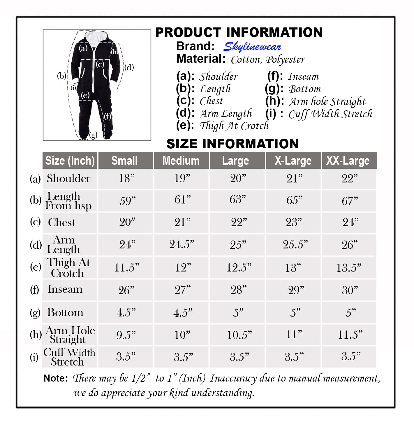 Mens Jumpsuit Non Footed Pajama Unisex One Piece Playsuit Adult Onesie With Hood Gray M