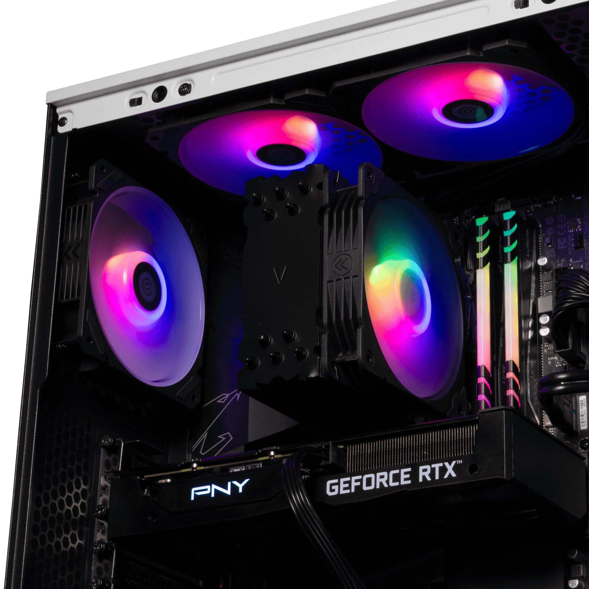 Periphio Citadel Prebuilt Gaming PC - VR Ready | GeForce RTX 3060 Ti GPU (8GB) | Intel Core i5-10400F CPU (4.3GHz Turbo) | 1TB NVMe SSD | 16GB DDR4 RAM | Gaming Desktop Computer | WiFi + BT
